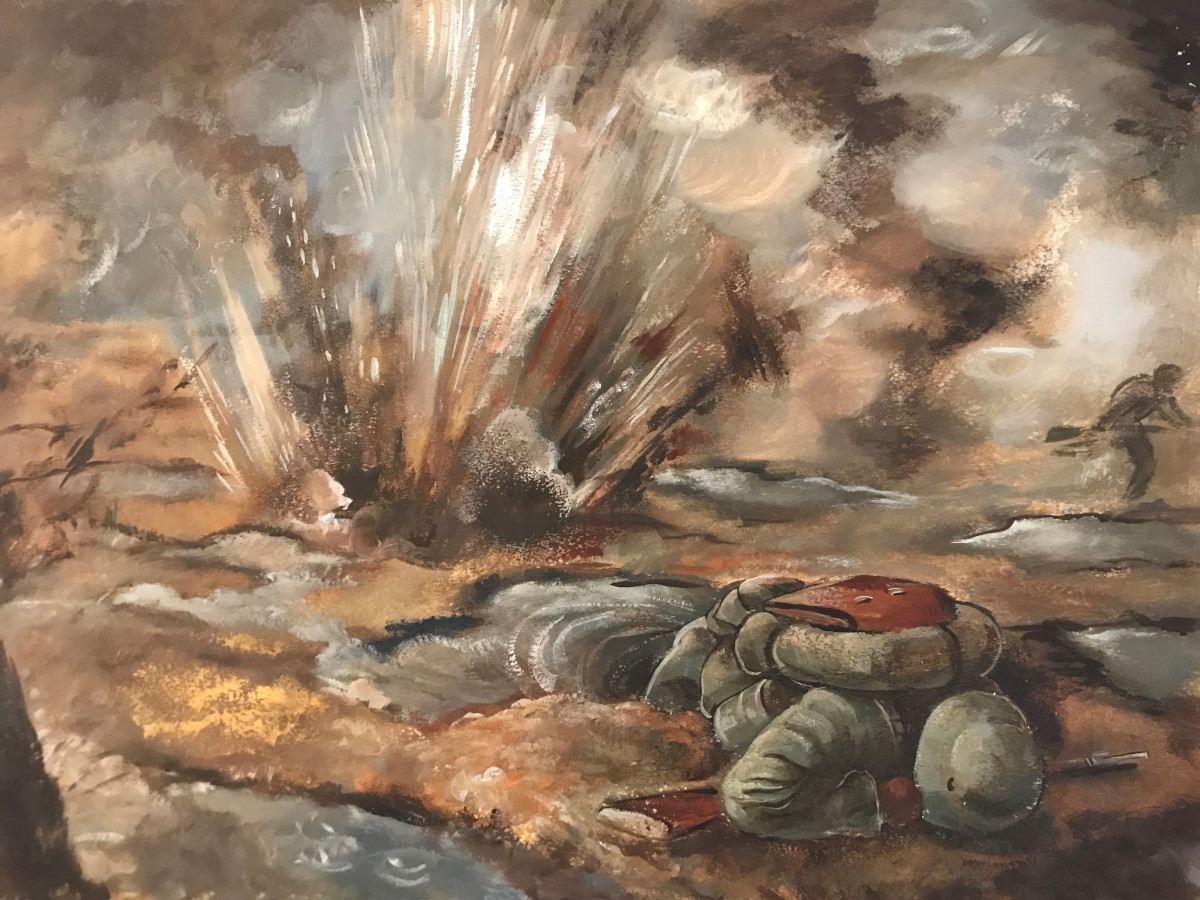 kunst-150-04_KunstArchiv_Karl Deppert, o. T._Detonation auf dem ...